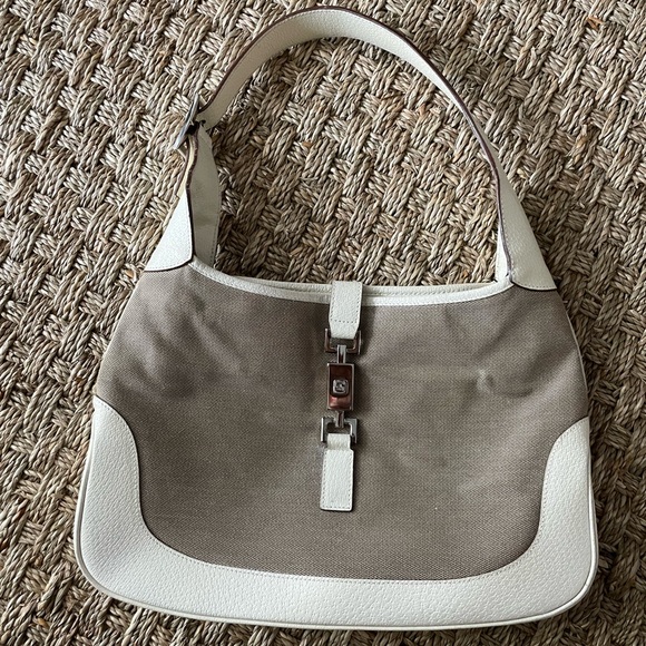 Gucci | Bags | Vintage Authentic Gucci Canvas Jackie Bag | Poshmark